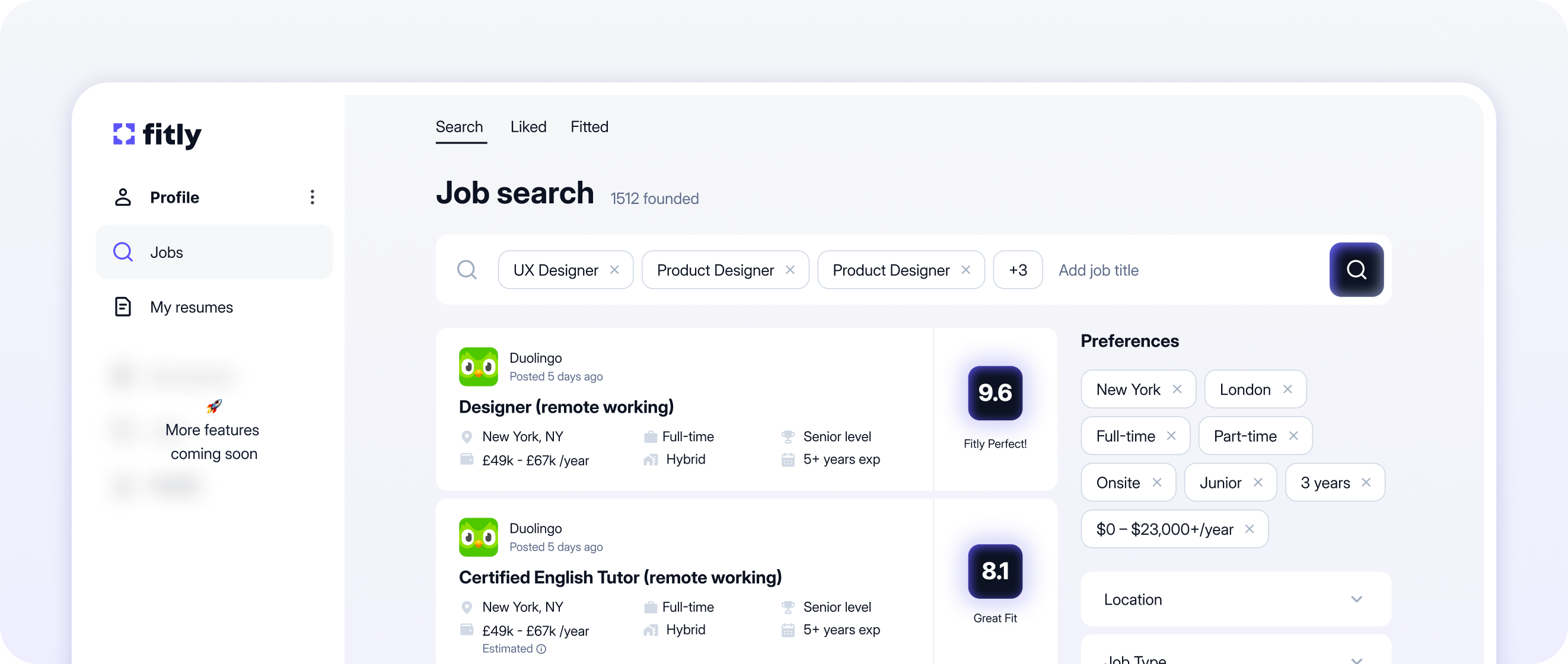 All job search tools in one place | Fitly